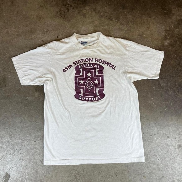 Fruit of the Loom | Shirts | Vintage 9s 45th Station Hospital Medical ...